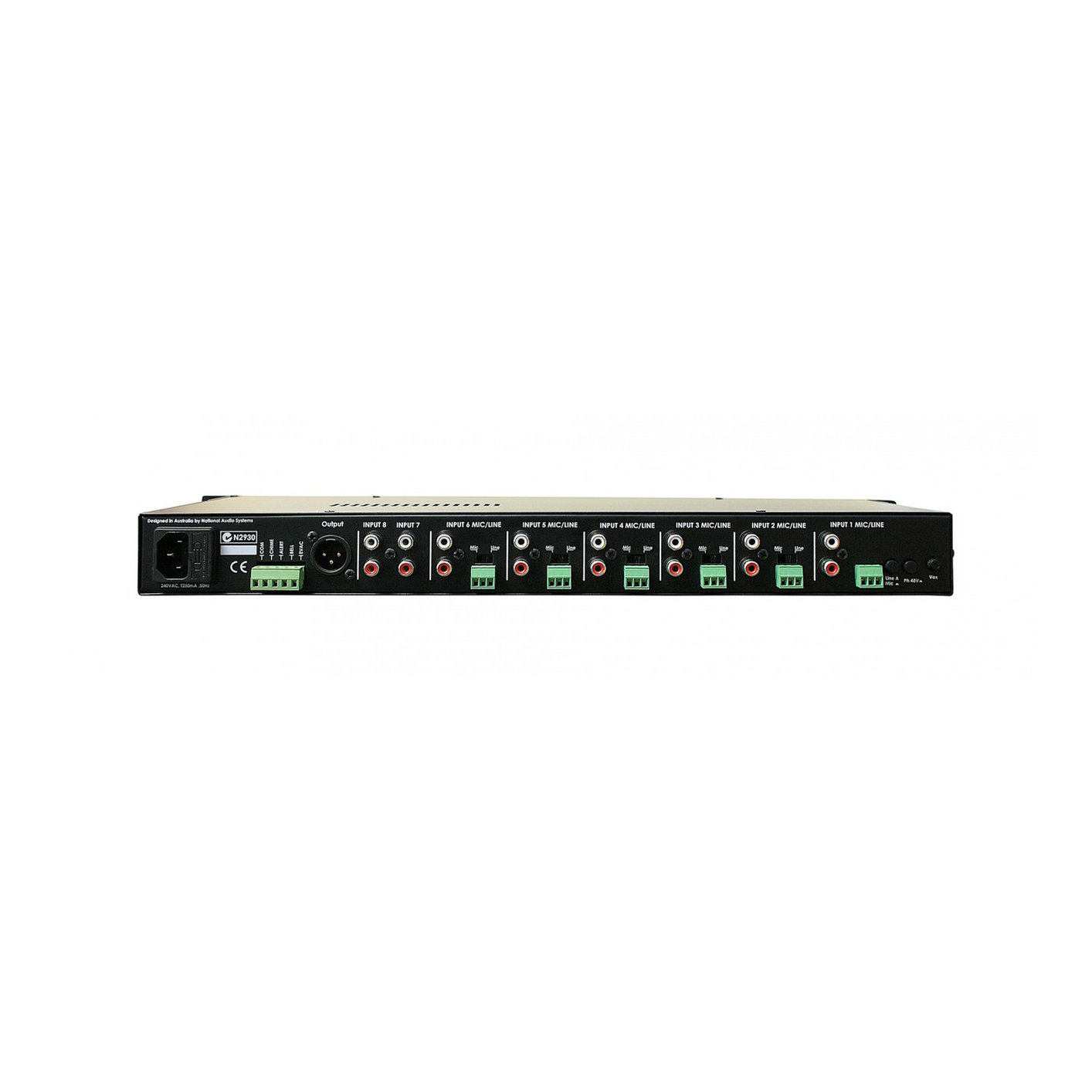 8-Channel Strip Mixer/Pre-Amplifier — All My Audio